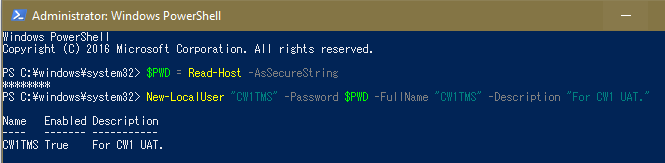 Powershell : Add/Remove Local User/Group – Neo Insight