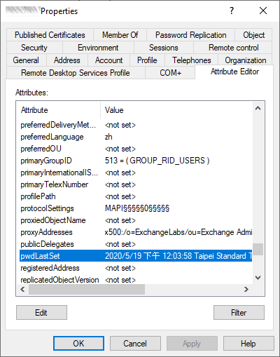 Powershell：取得AD帳號最後一次修改密碼時間 – Neo Insight
