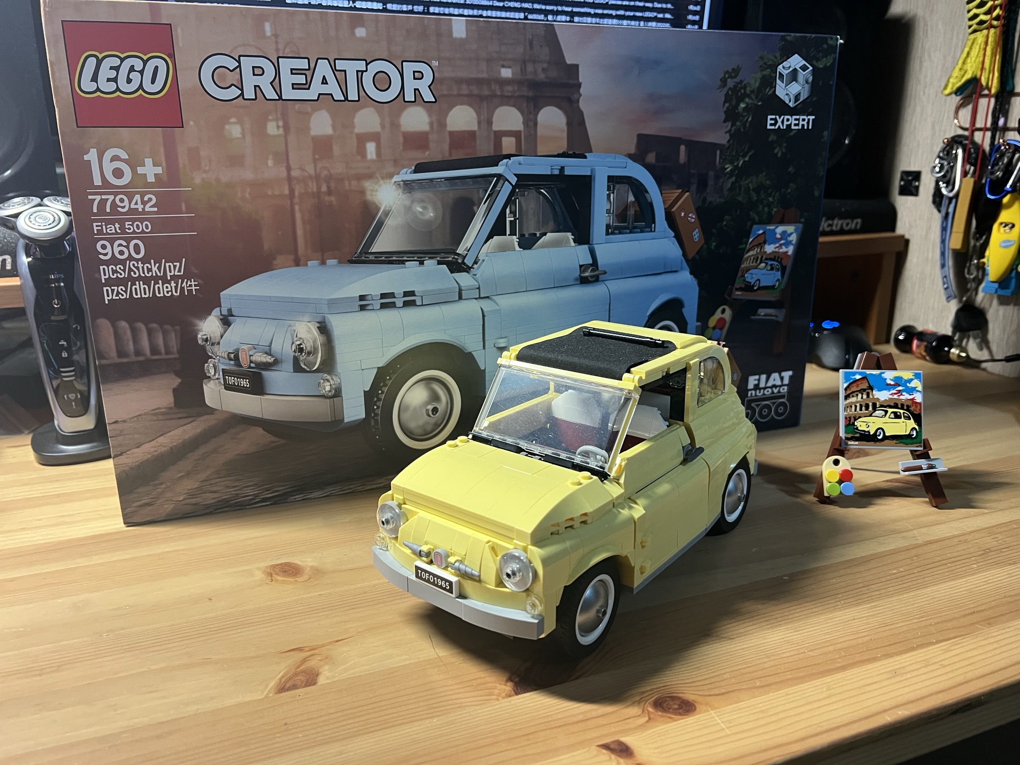 LEGO-77942 FIAT 500 Blue – Neo Insight