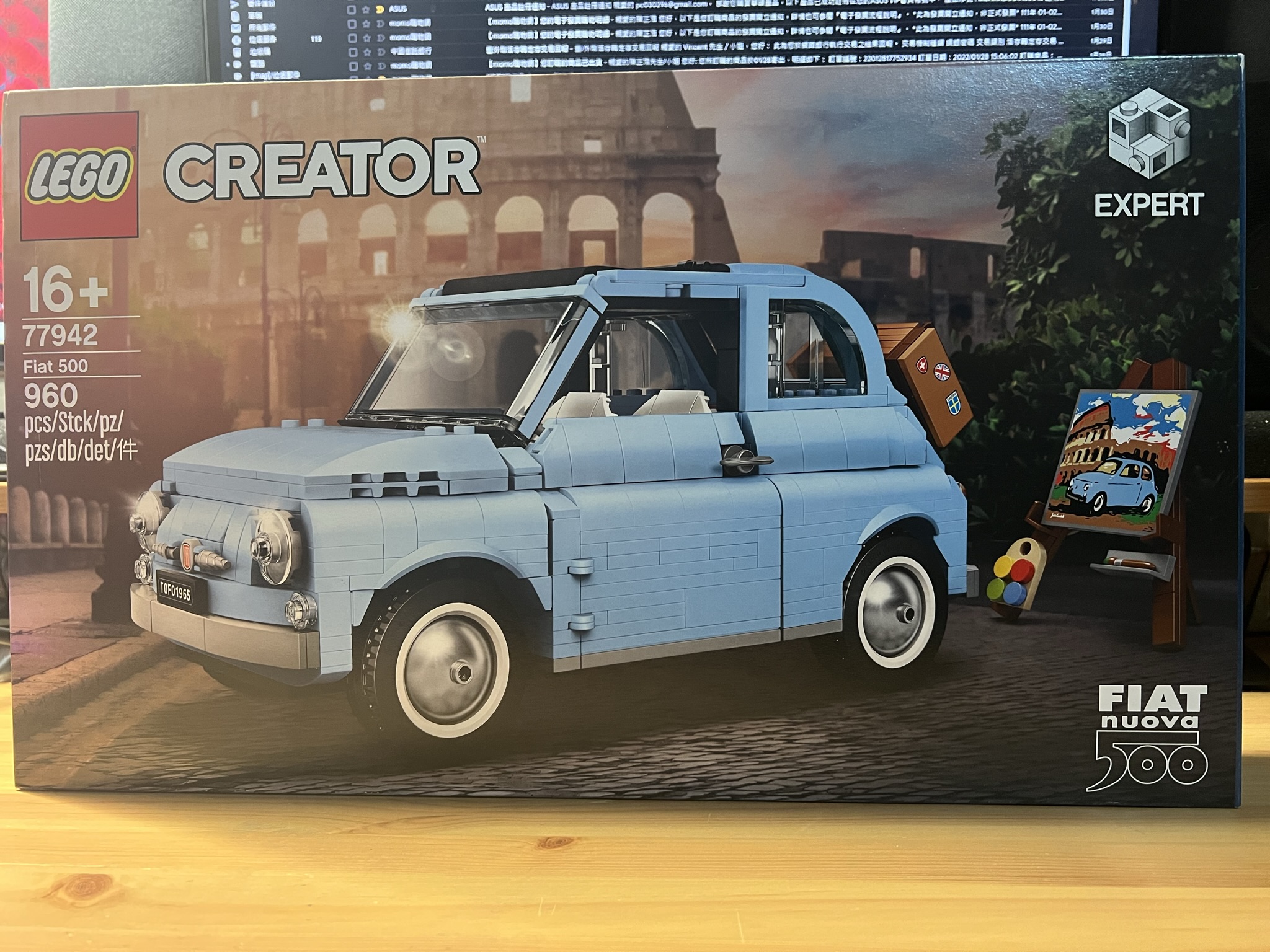 LEGO-77942 FIAT 500 Blue – Neo Insight